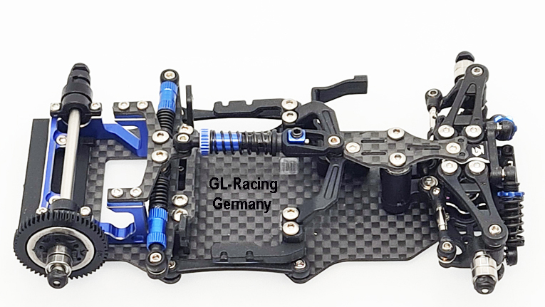 GL-Racing | GL-GTR-SET | Chassis | GL-GTR 1/27 RWD Chassis (w/o Servo, ESC)