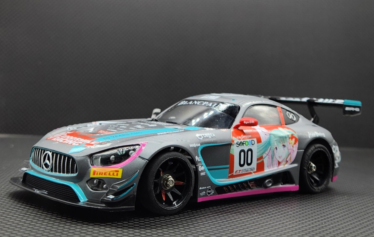 GL-Racing | GL-AMG-GT3-001| 1/28 GL AMG GT3 body-001, Mercedes ...
