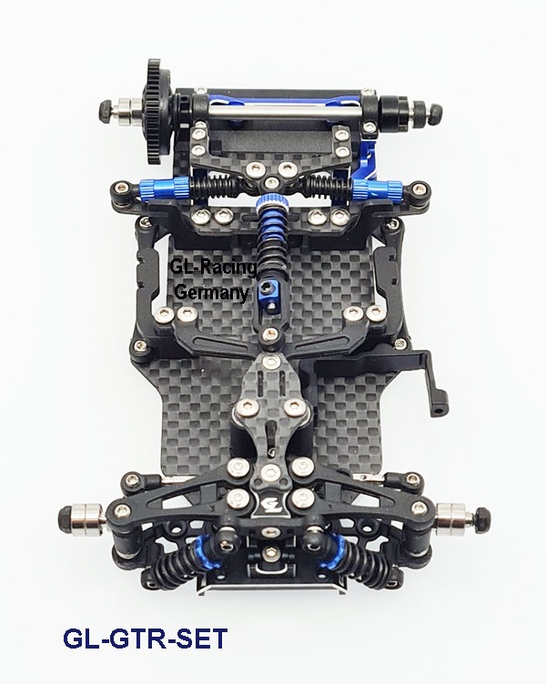 GL-Racing | GL-GTR-SET | Chassis | GL-GTR 1/27 RWD Chassis (w/o Servo, ESC)
