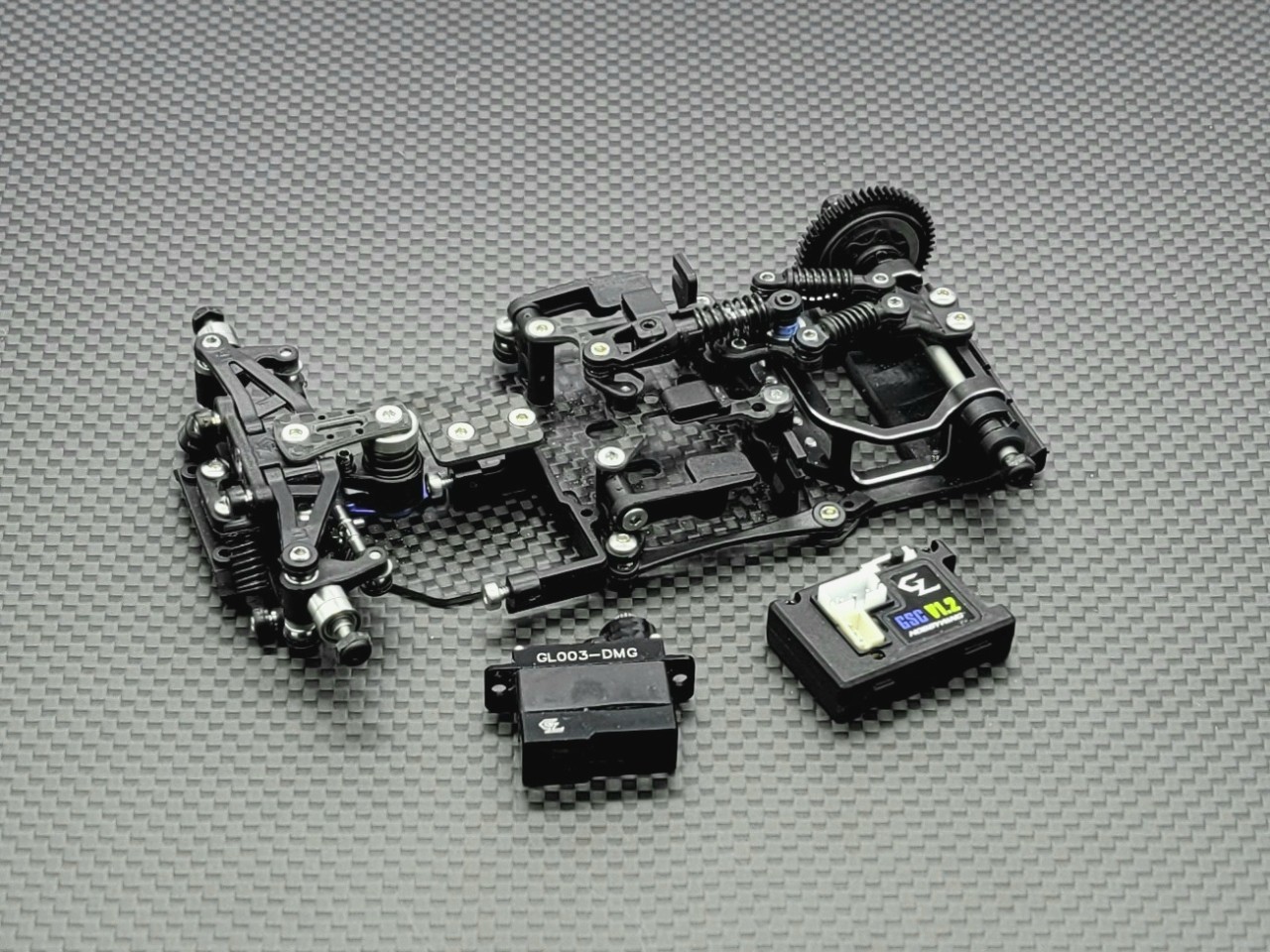 GL-Racing | GL-GT-001-KSET | Chassis | GL-GT 1/28 RWD Chassis - W/O RX
