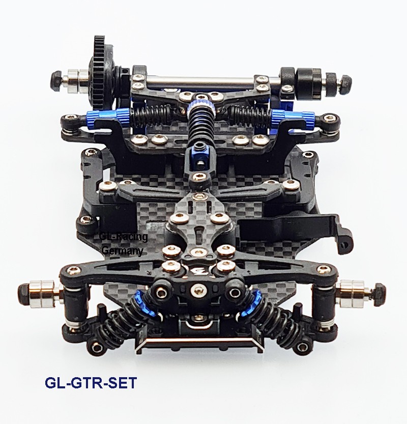 GL-Racing | GL-GTR-SET | Chassis | GL-GTR 1/27 RWD Chassis (w/o Servo, ESC)